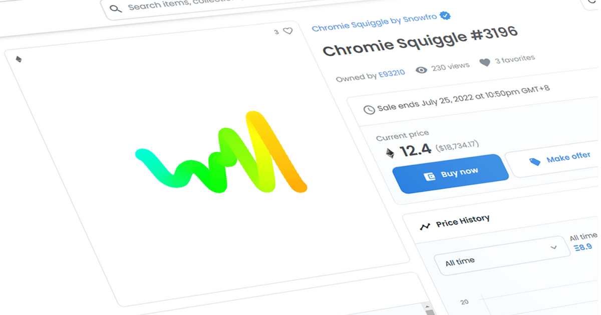 ジェネレーティブアートNFTに関する実例 | ALIS