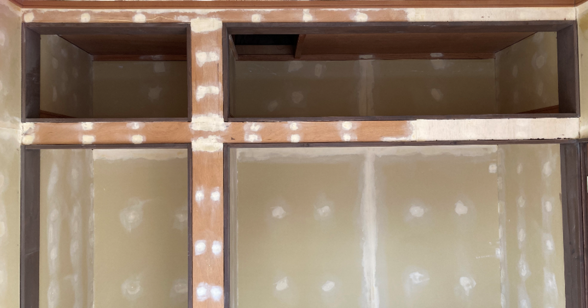 【2FL和室→洋室化、初めての天袋ドア作りDIY】 | ALIS