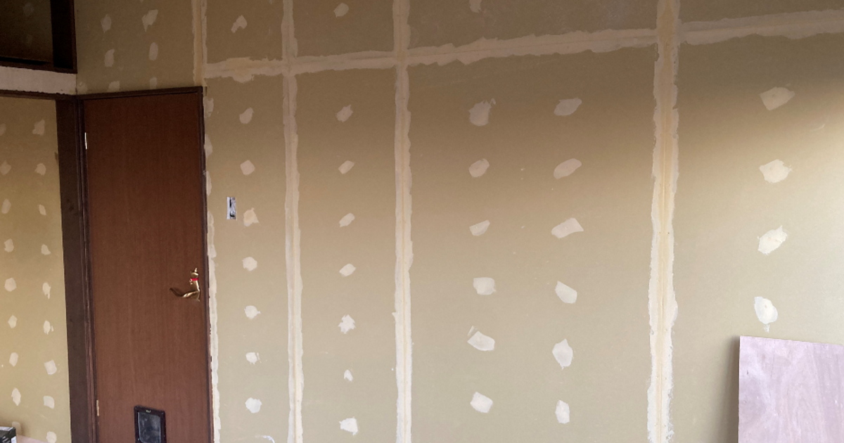 【2FL和室→洋室化、壁シーラーとパテ埋め】 | ALIS