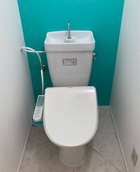 【1号AP空室のトイレ差別化、ウォシュレット取付け】 | ALIS