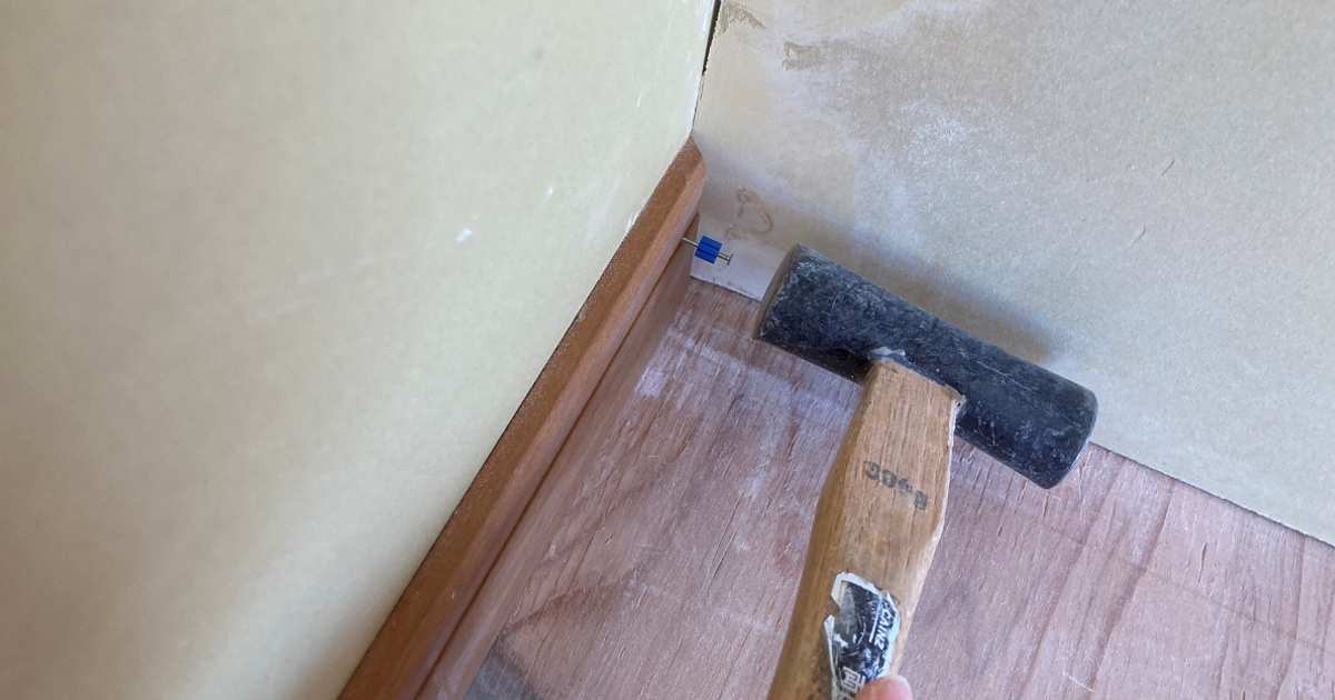 【2FL和室→洋室化、パテ研磨と巾木・廻縁のDIY】 | ALIS