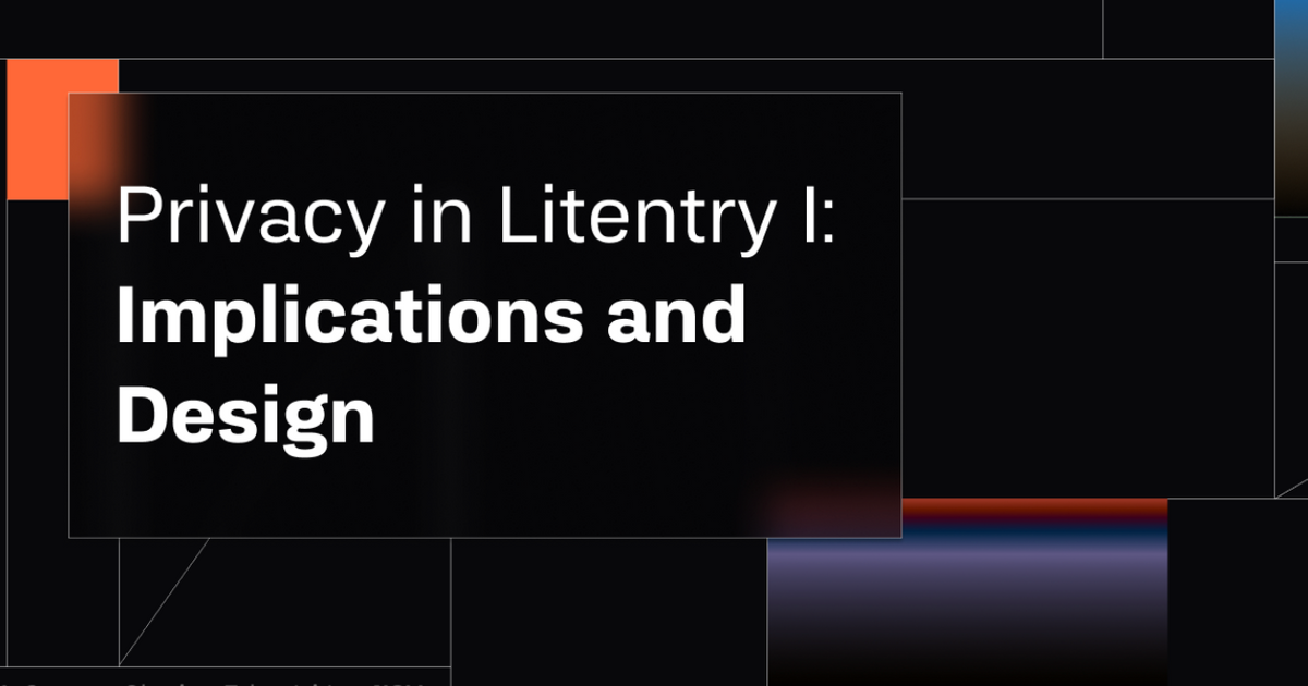 Litentryにおけるプライバシー: 意味とデザイン | ALIS
