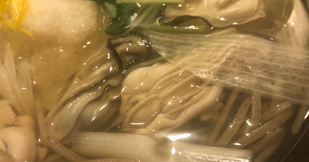 石臼挽き十割蕎麦 八 （HACHI）牡蠣みぞれ蕎麦 | ALIS