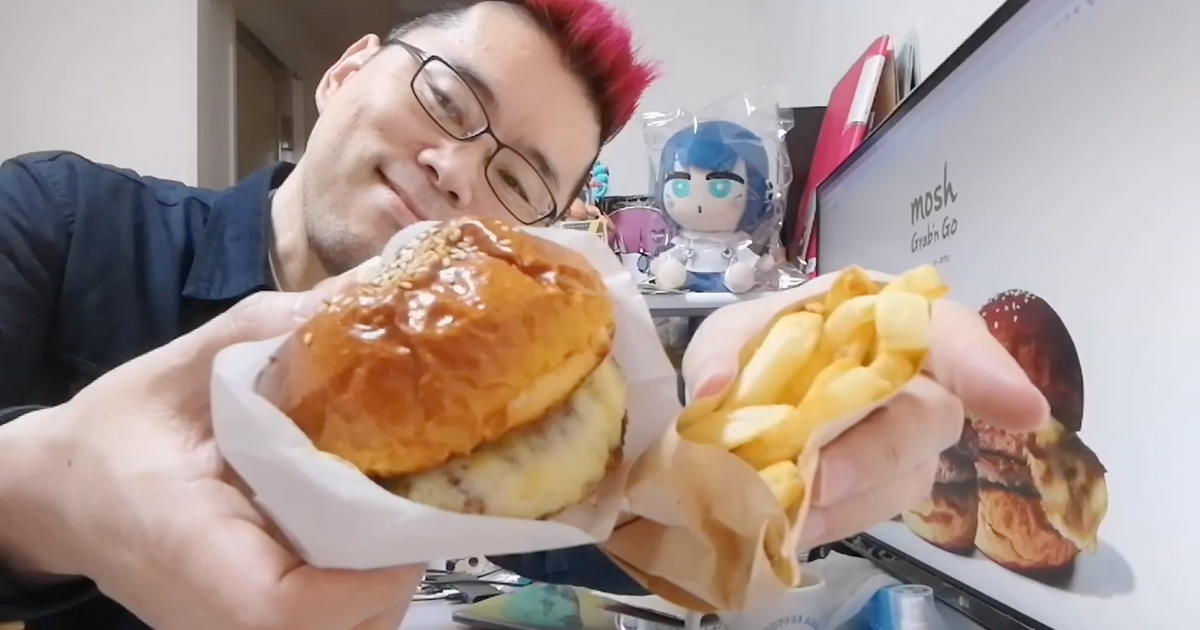 🙏Itadakimasu Man🙏 1141 モスバーガー新業態チーズバーガー専門店mosh Grab’n Goの#BURGER01 2種のチーズをウーバーイーツでデリバリーして食べてみ | ALIS